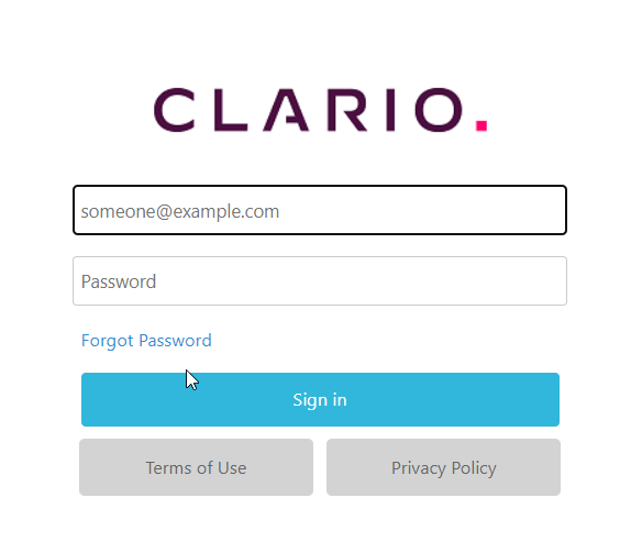 Registration & Log in – TAP